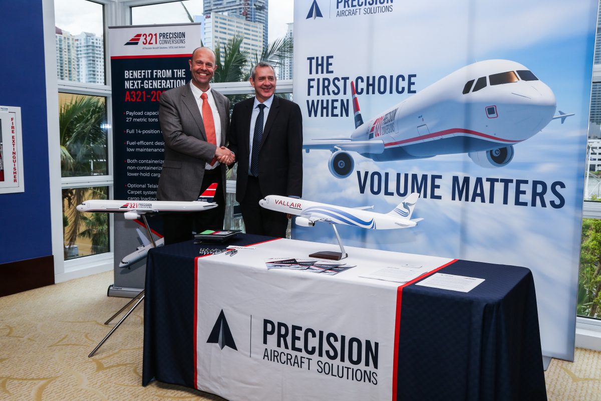 Vallair Solutions as launch customer for passenger-to-freighter ...