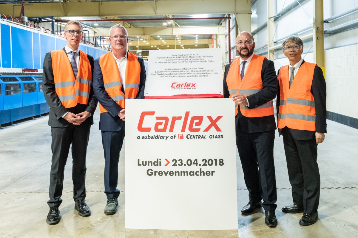 Carlex inaugure nouvelle ligne de production de pare-brise – FEDIL